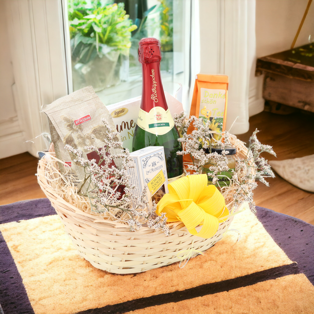 Großer Dank: Geschenkkorb & Präsentkorb für besondere Momente