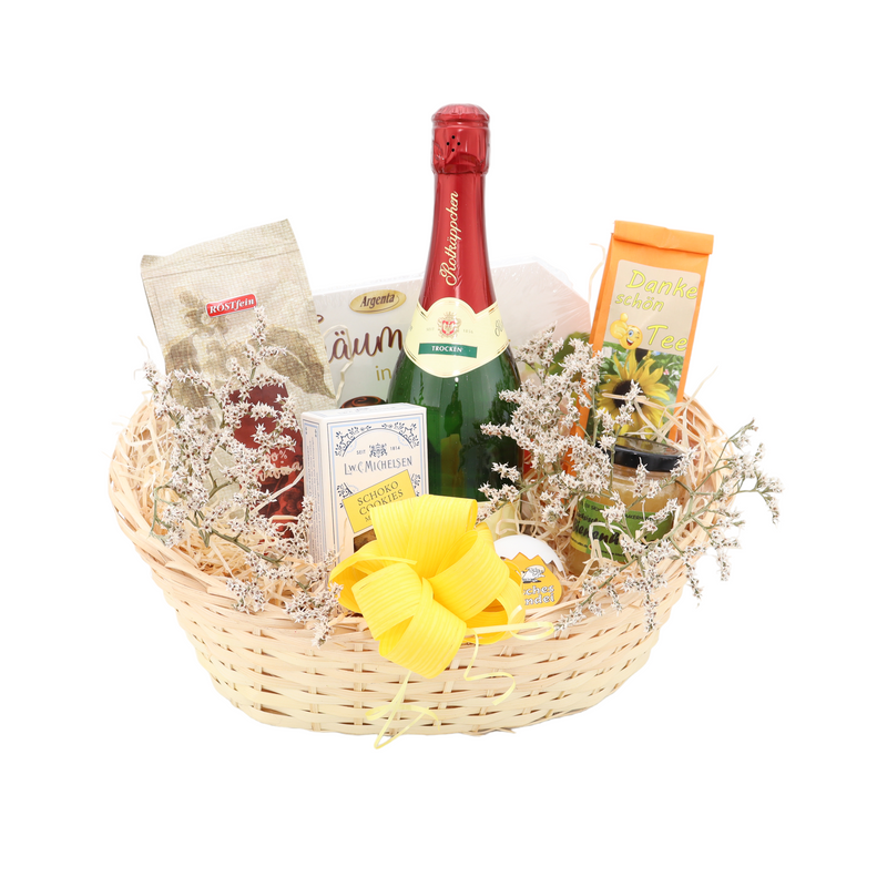 Großer Dank: Geschenkkorb & Präsentkorb für besondere Momente